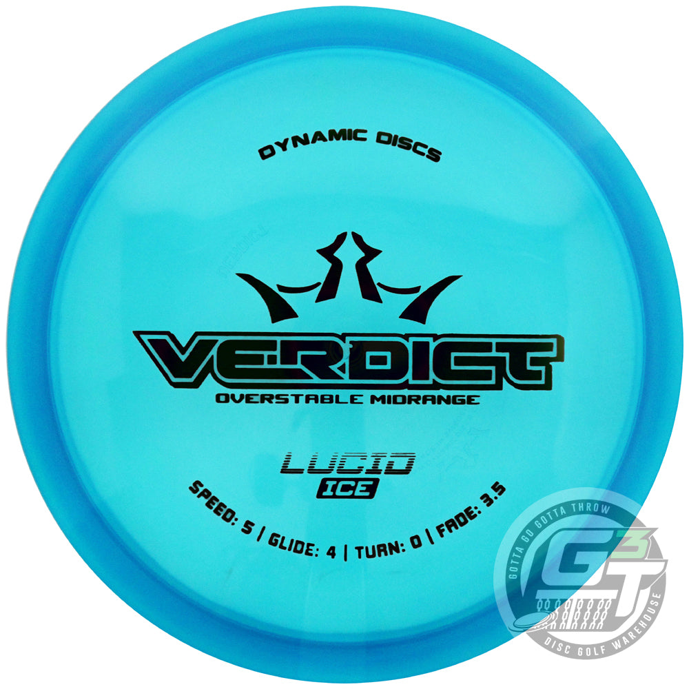 Dynamic Discs Lucid Ice Verdict Midrange Golf Disc – Gotta Go Gotta Throw