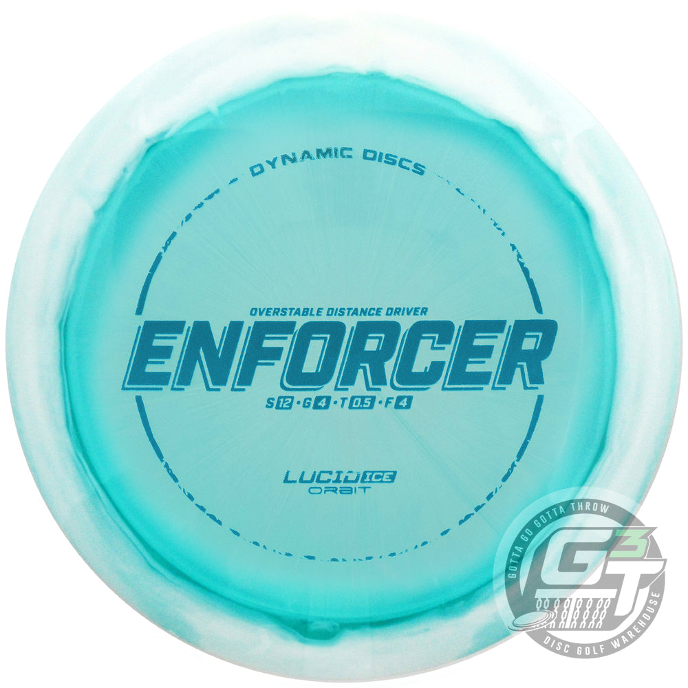 Dynamic Discs Lucid Ice Orbit Enforcer Distance Driver Golf Disc ...