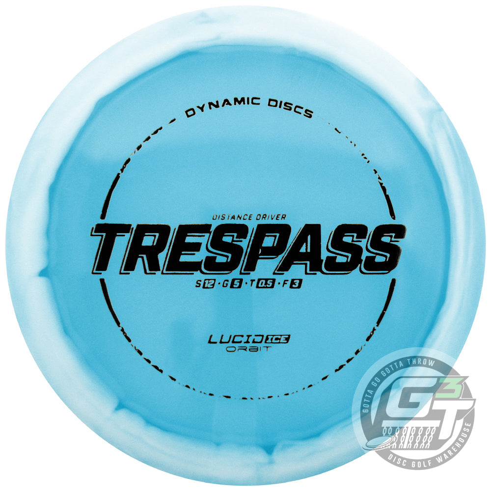 Dynamic Discs Lucid Ice Orbit Trespass Distance Driver Golf Disc ...