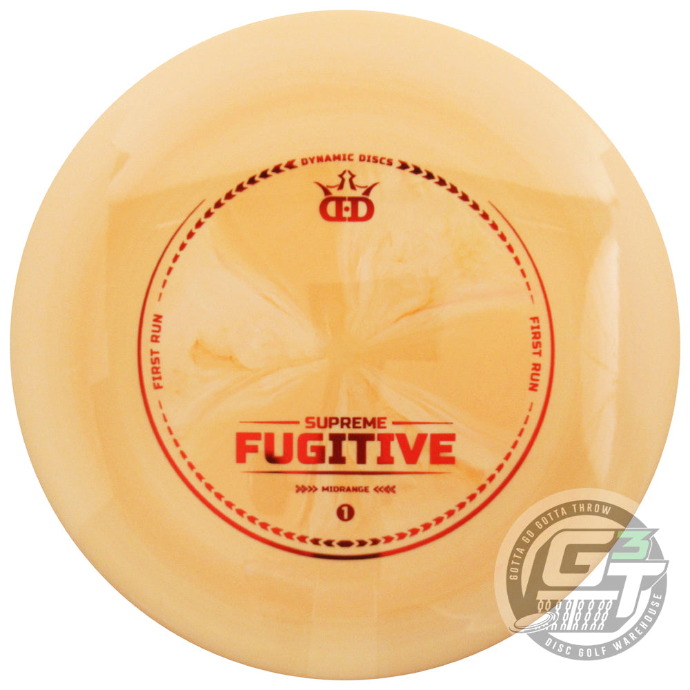 Dynamic Discs First Run Supreme Fugitive Midrange Golf Disc – Gotta Go ...