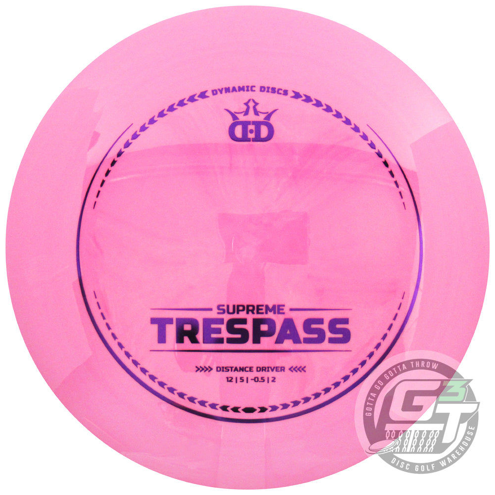Dynamic Discs Supreme Trespass Distance Driver Golf Disc – Gotta Go ...