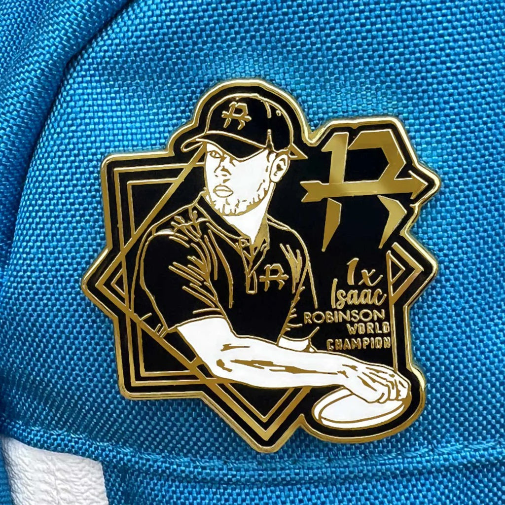 Disc Golf Pins Isaac Robinson 2023 World Champion Enamel Disc Golf Pin ...