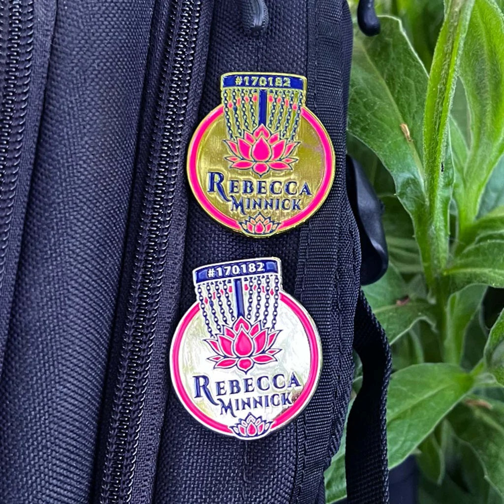 Disc Golf Pins Rebecca Minnick Series 1 Enamel Disc Golf Pin – Gotta Go ...