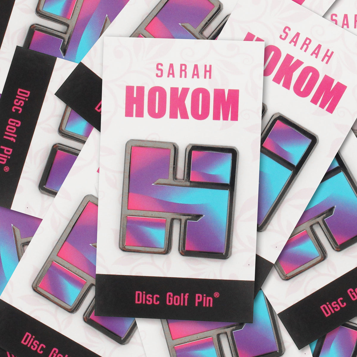 Disc Golf Pins Sarah Hokom Series 2 Enamel Disc Golf Pin – Gotta Go ...