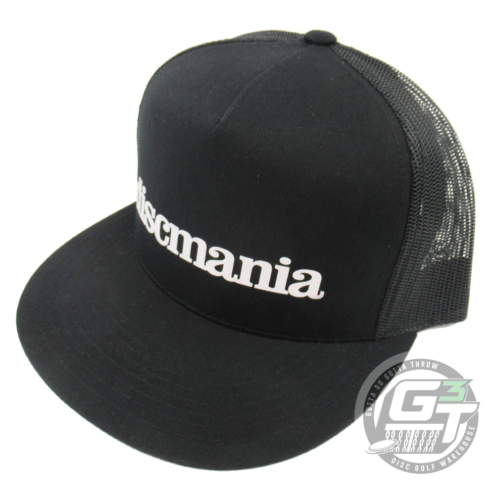 Discmania Bar Logo Snapback Flat Bill Mesh Trucker Disc Golf Hat ...