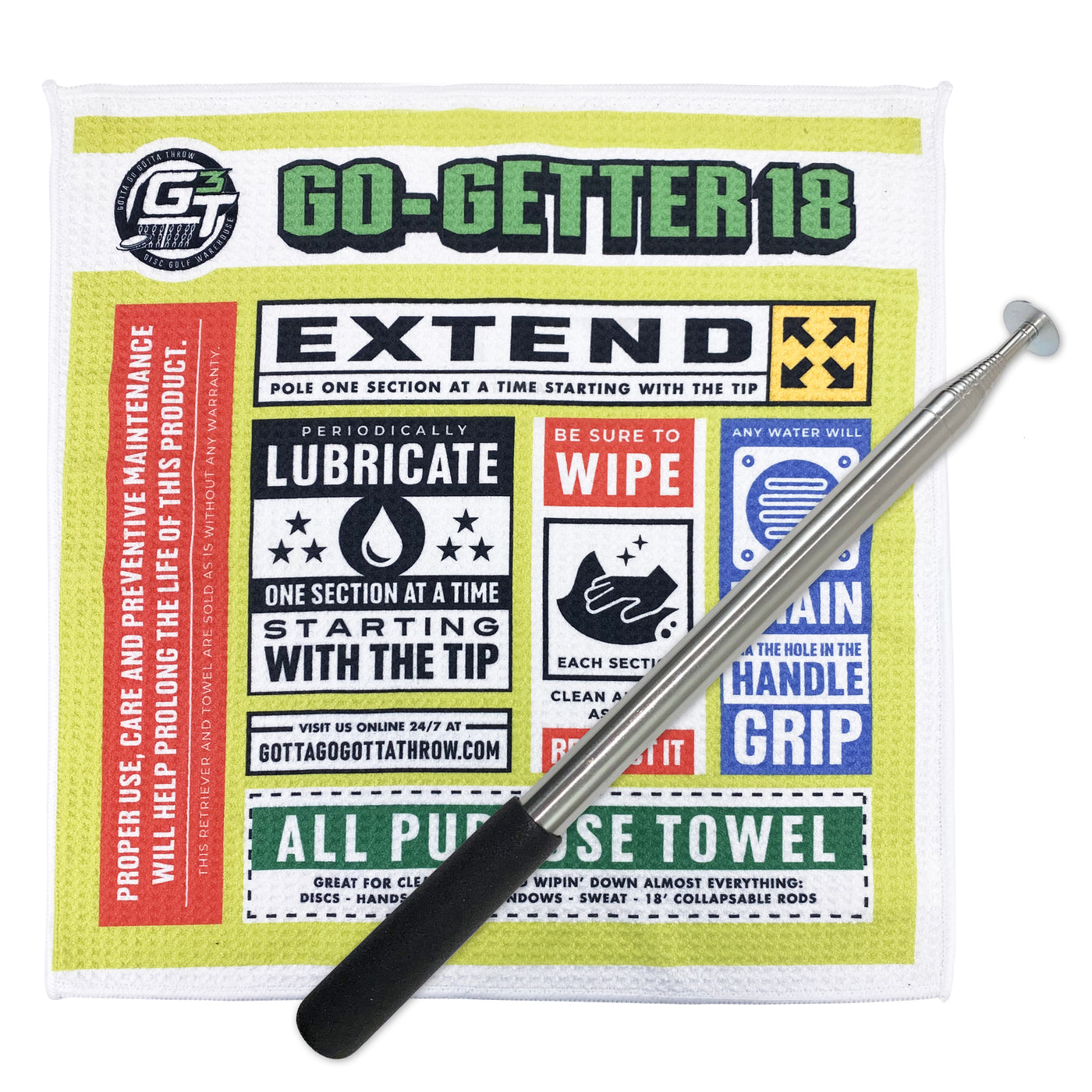 Disc Golf Accessories - Disc Retrievers – Gotta Go Gotta Throw