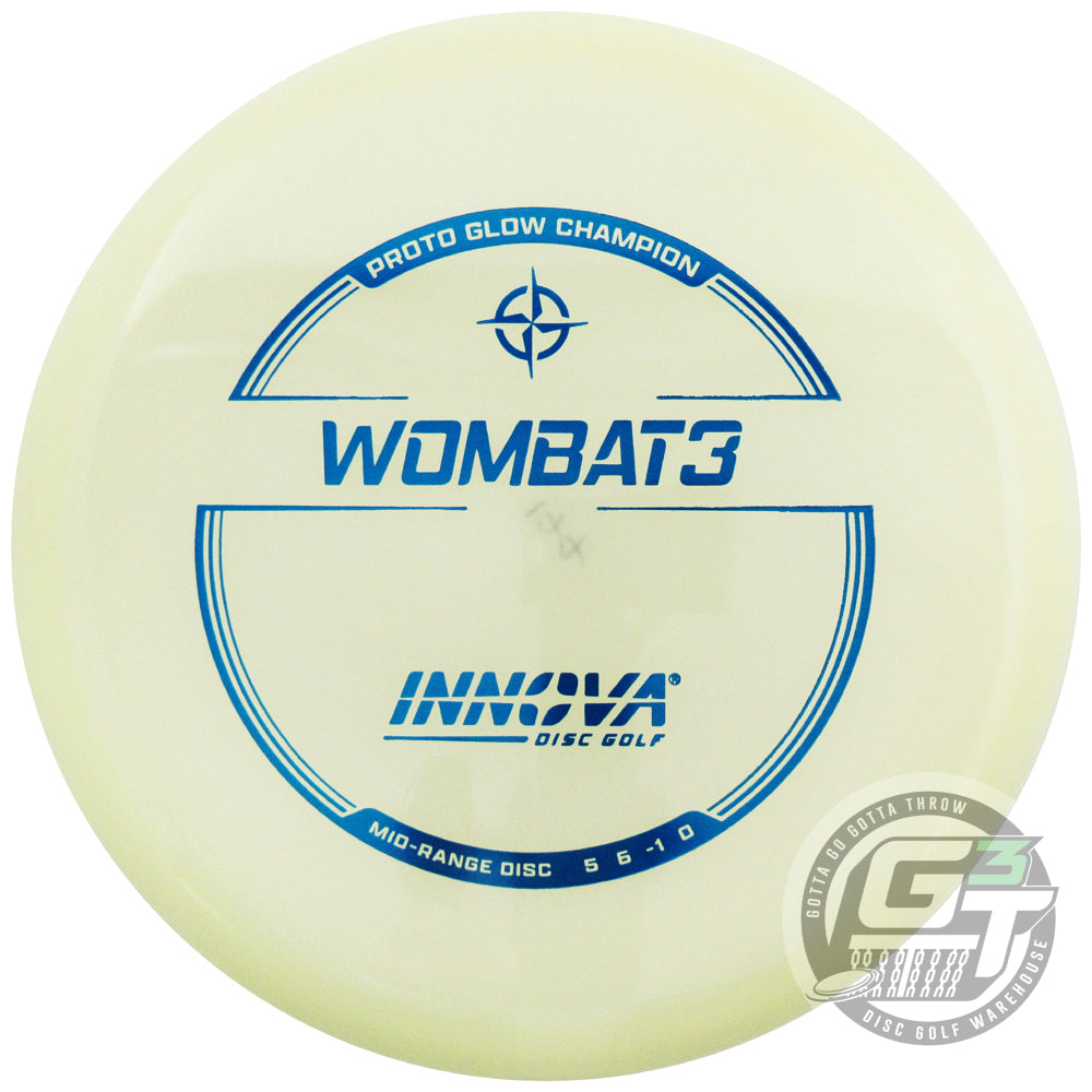 Innova Proto Glow Champion Wombat3 Midrange Golf Disc – Gotta Go Gotta ...
