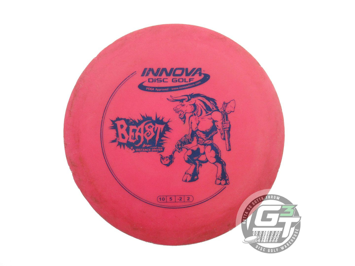 USED Innova DX Beast 168g Pink Blue Stamp Distance Driver Golf Disc ...