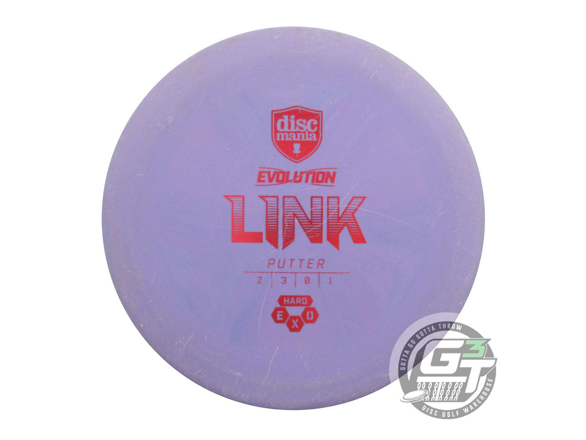 USED DiscMania EXO Hard Link 176g Purple Red Foil A Putter Golf Disc ...