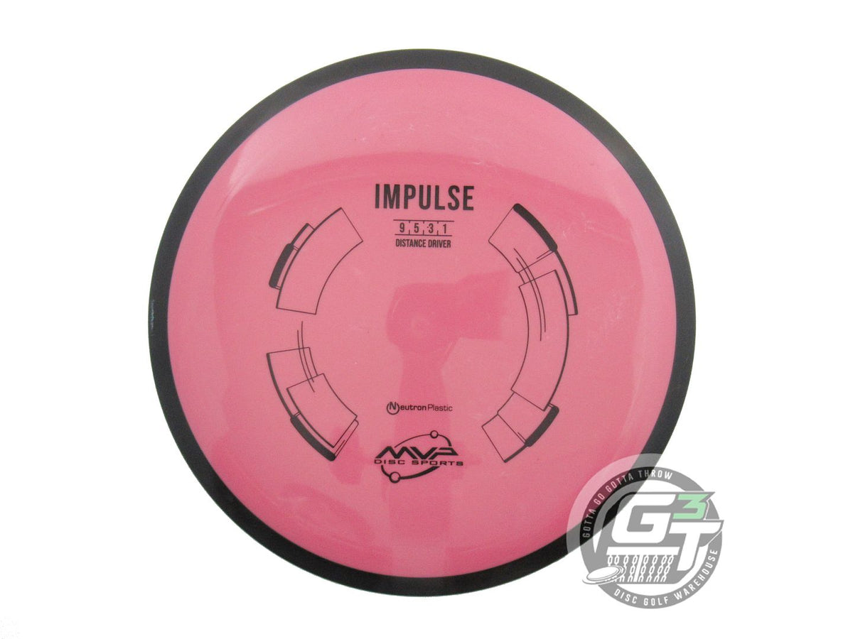 NOS MVP Disc Sports Neutron Impulse 158g Dusty Rose Distance Driver Go ...