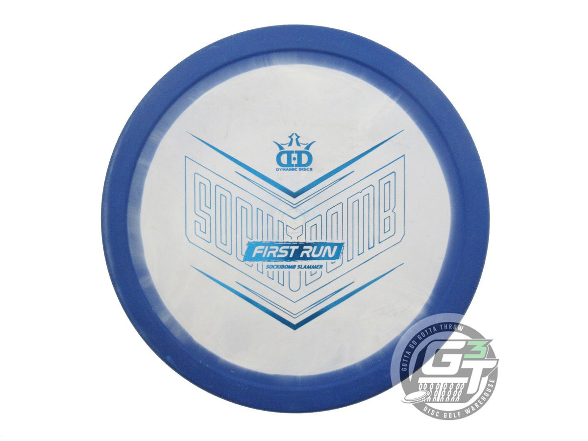 USED Dynamic Discs Classic Supreme Orbit Slammer 176g Blue-White Putte ...
