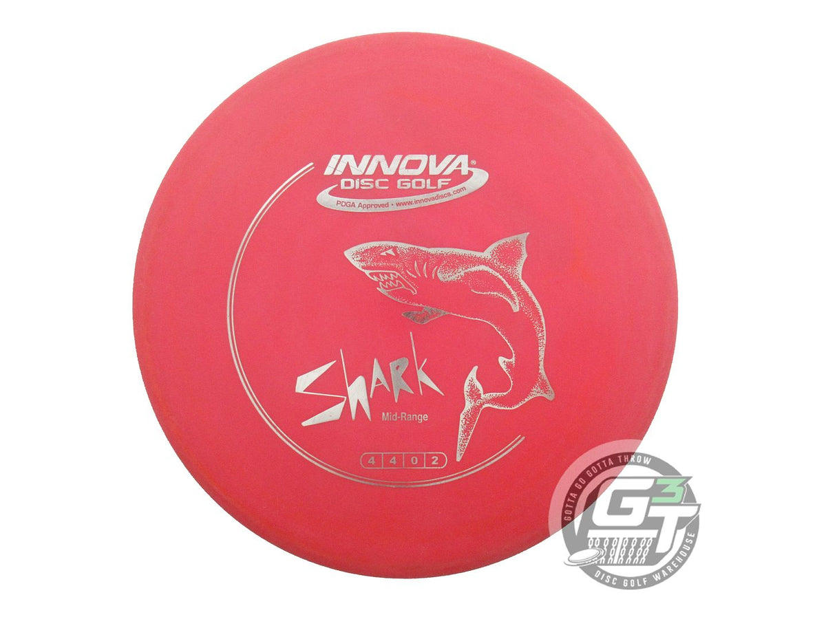 USED Innova DX Shark 176g Pink Silver Foil Midrange Golf Disc – Gotta ...