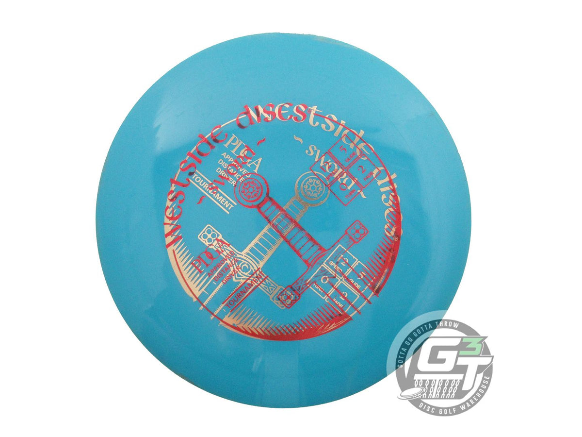 USED Westside Discs X-OUT Tournament Sword 173g Teal Distance Driver G ...