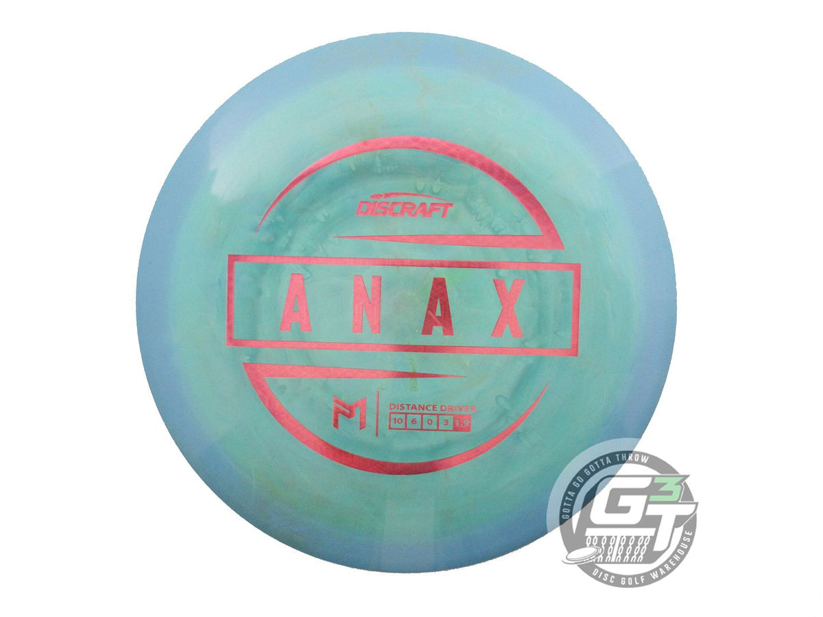 USED Discraft [McBETH] ESP Anax 175g Blue-Seafoam Pink Tron Foil Drive ...