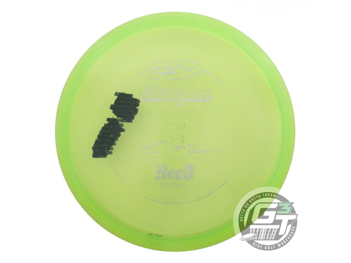 USED Innova [McBETH 3X] Champion Roc3 167g Lime Silver Stamp Midrange ...