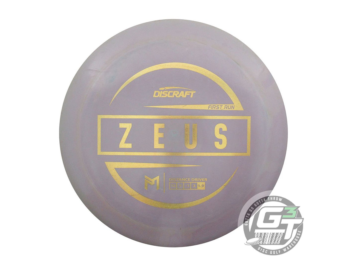 USED Discraft [McBETH] FIRST RUN ESP Zeus 174g Gray-Purp Glitter Drive ...