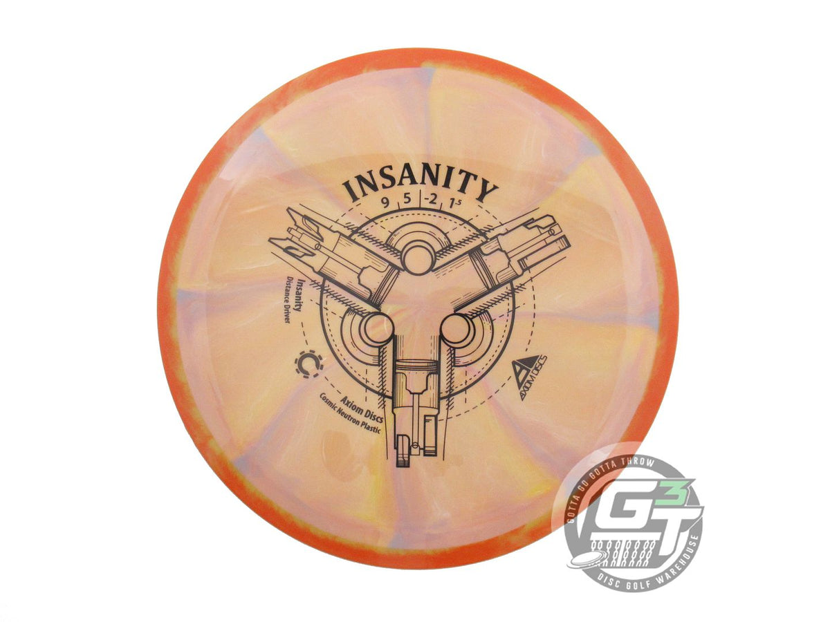 Axiom Cosmic Neutron Insanity Distance Driver Golf Disc (Individually ...