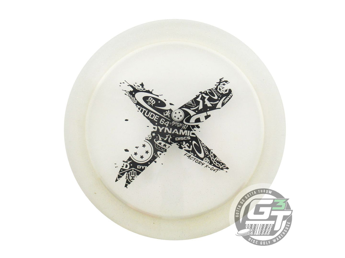 USED Dynamic Discs X-OUT Lucid Trespass 169g Clear Shimmer Driver Golf ...