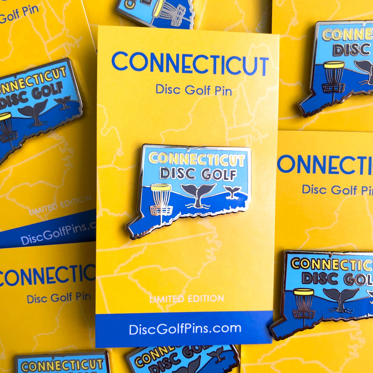 Connecticut Disc Golf Pin – Gotta Go Gotta Throw Disc Golf Warehouse