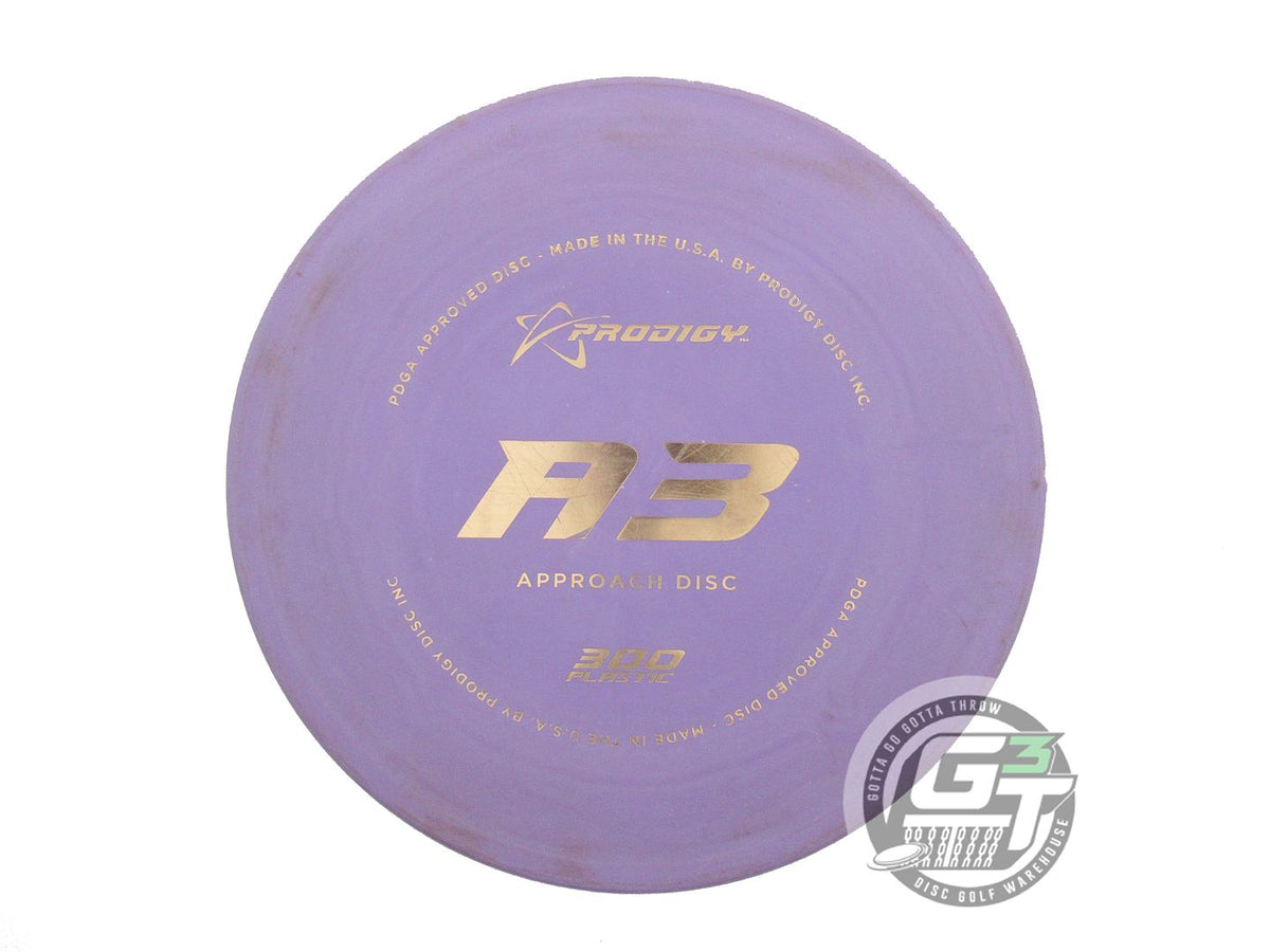 USED Prodigy Discs 300 A3 171g Purple Gold Foil Midrange Golf Disc ...