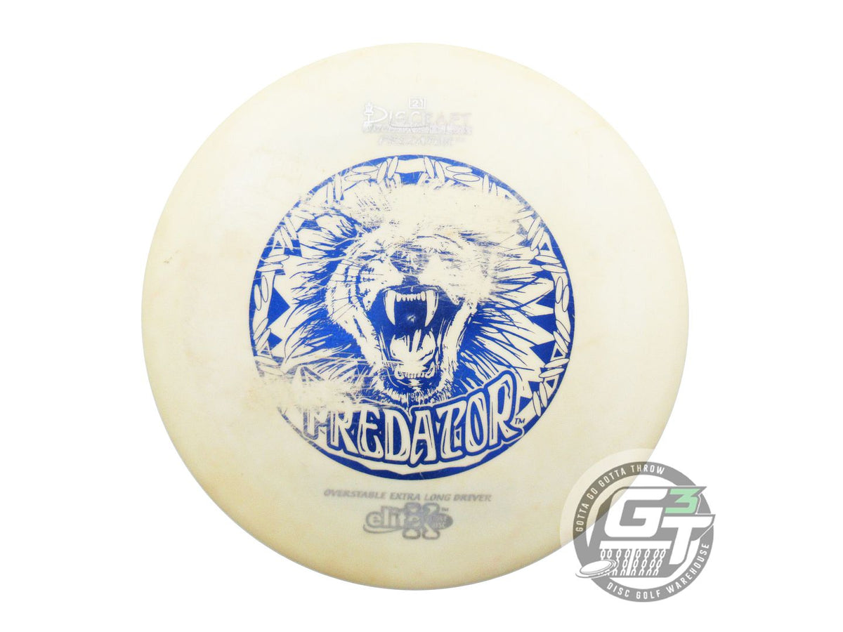 USED Discraft Elite X Predator 167g White Blue Foil OOP Fairway Driver ...