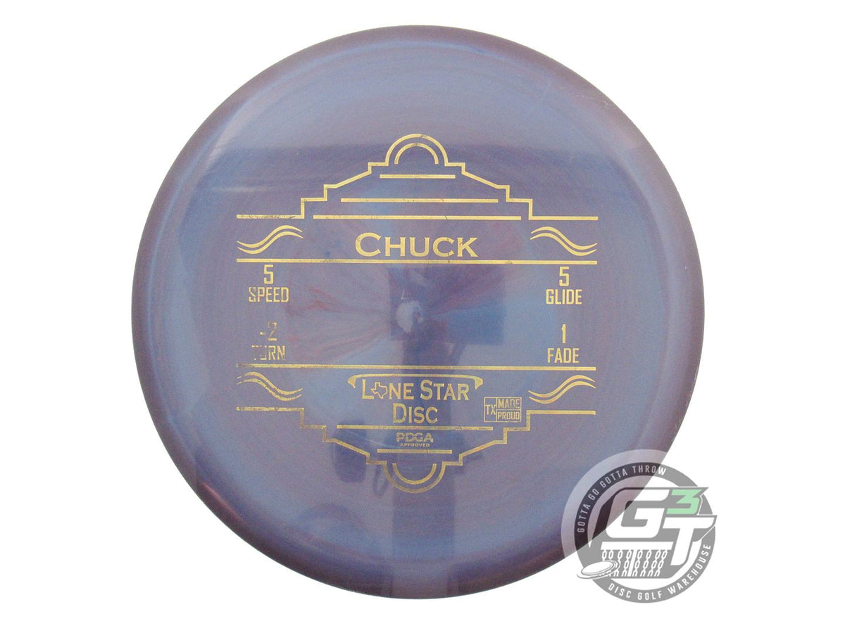 USED Lone Star Alpha Chuck 174g Blue-Purple Gold Foil Midrange Golf Di ...