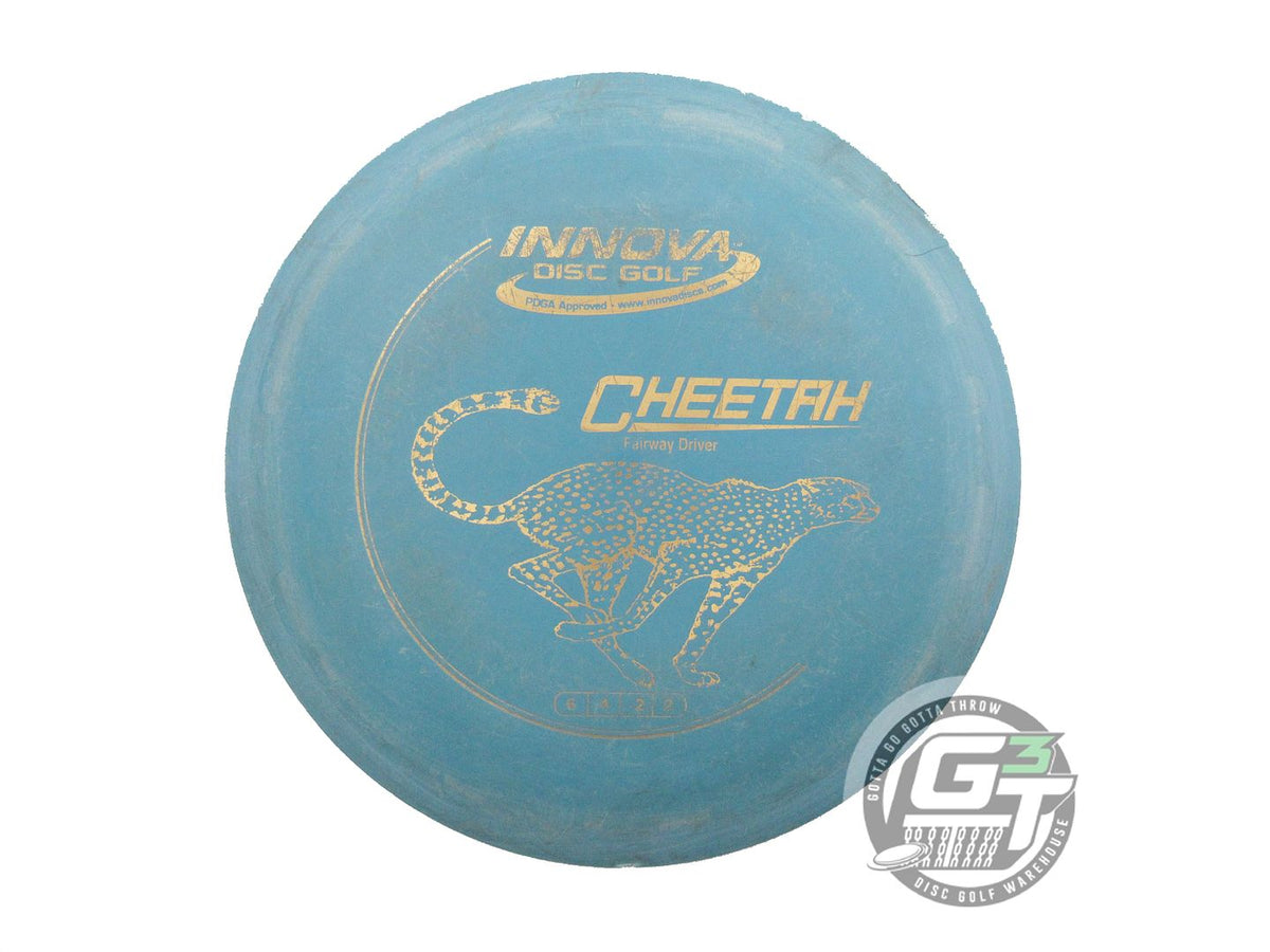 USED Innova DX Cheetah 168g Blue Gold Foil Fairway Driver Golf Disc ...