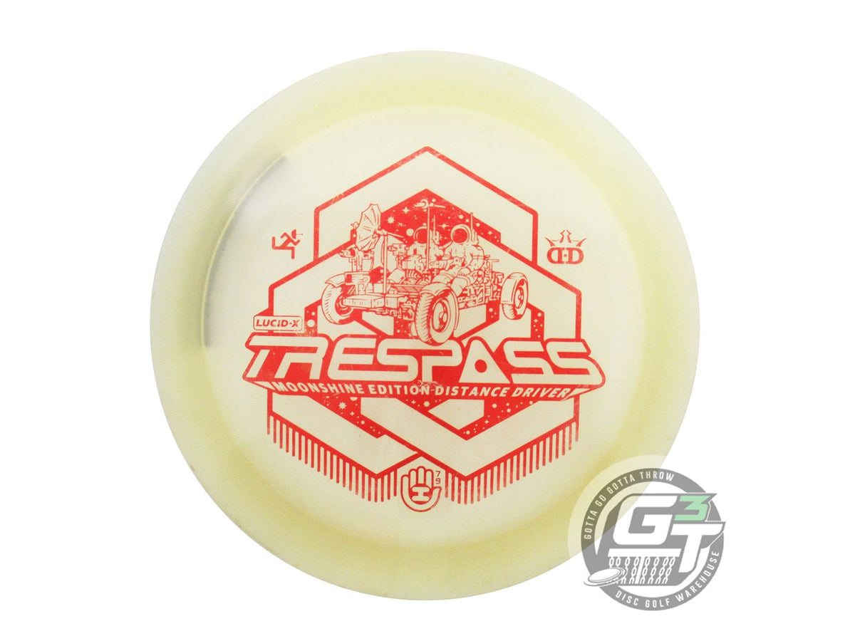USED Dynamic Discs Lucid-X Moonshine Trespass 173g Red Foil Driver Gol ...