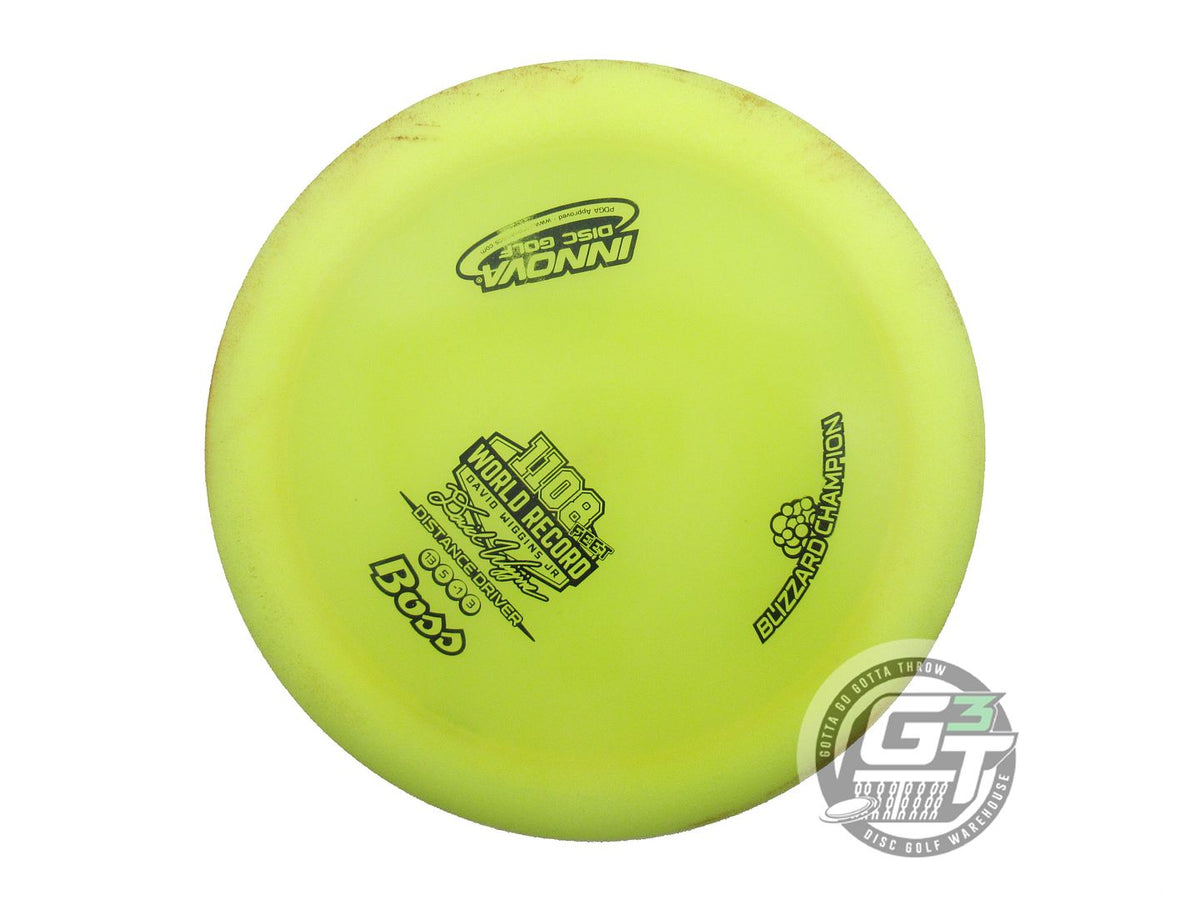 USED Innova Blizzard Boss 145g Yellow Black Stamp Distance Driver Golf ...