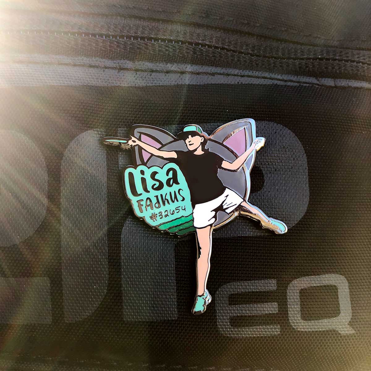 Lisa Fajkus Disc Golf Pin - Series 1 – Gotta Go Gotta Throw Disc Golf ...
