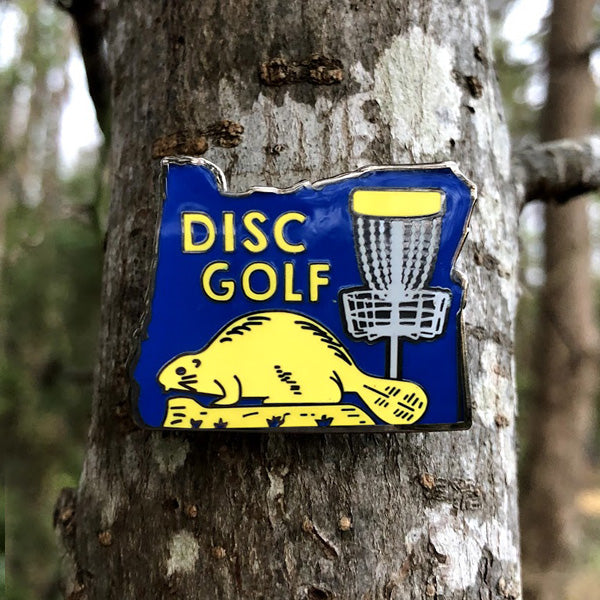 Oregon Disc Golf Pin – Gotta Go Gotta Throw