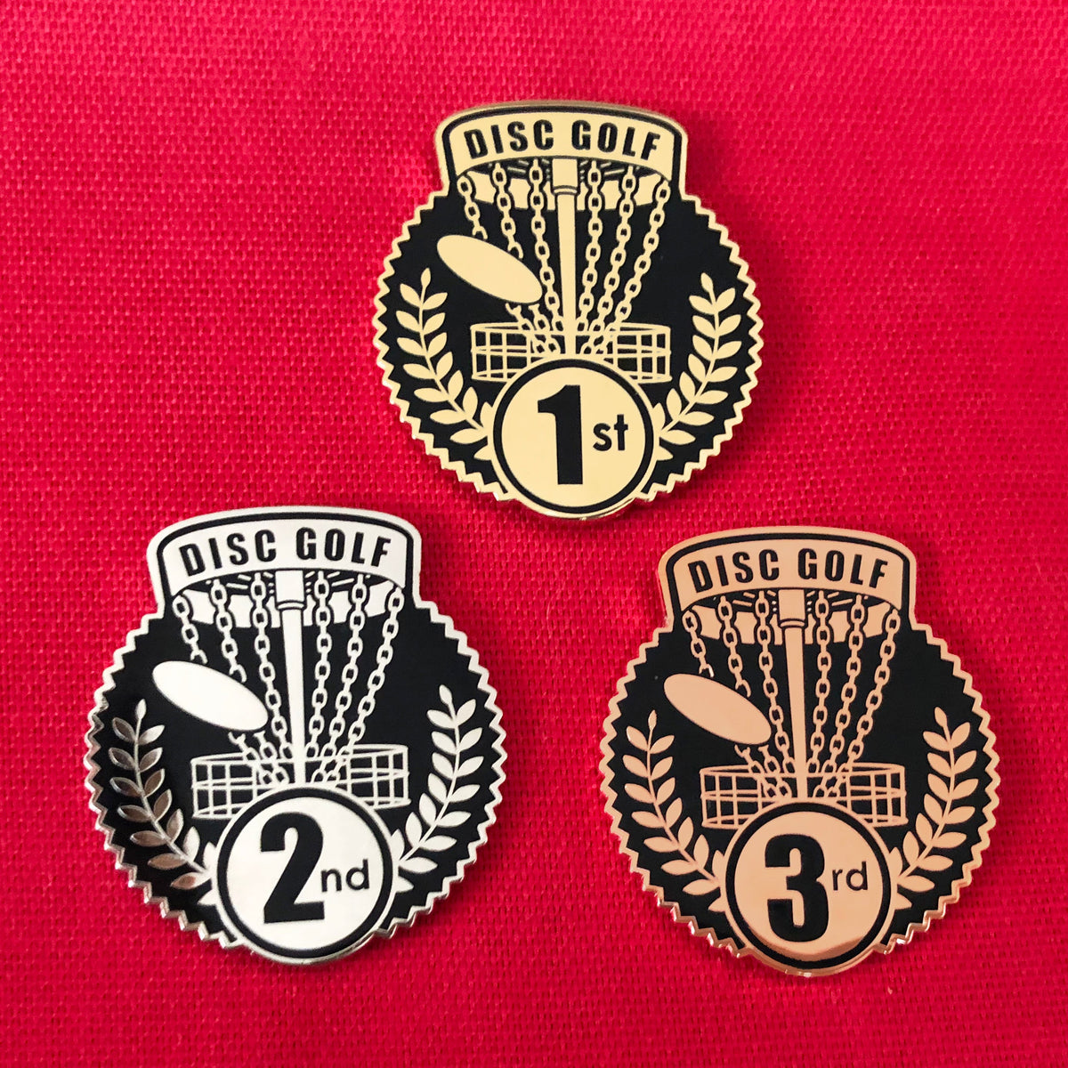 1st, 2nd, 3rd Place Disc Golf Pin Trophies – Gotta Go Gotta Throw Disc ...