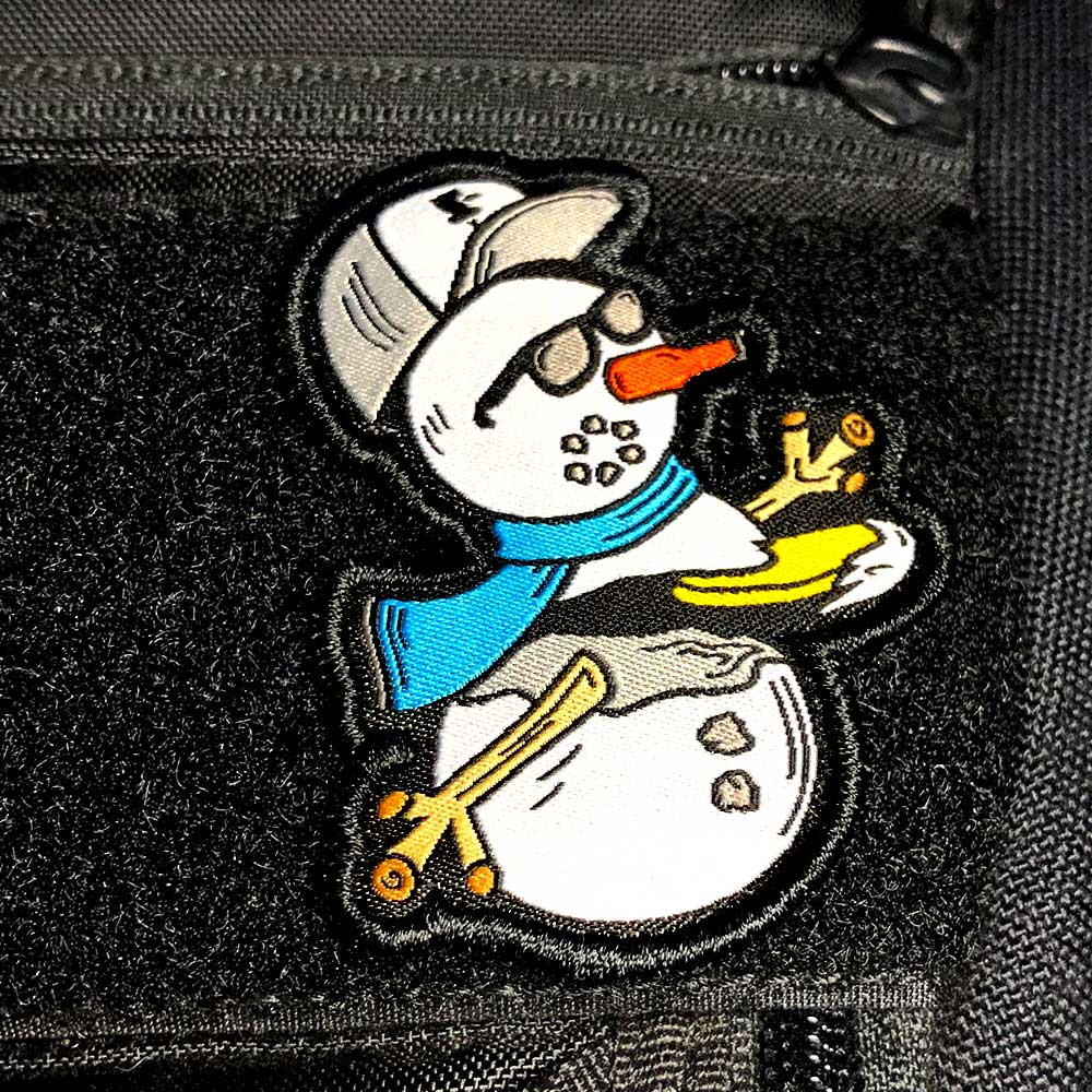 Snowman Winter Disc Golf Patch™ – Gotta Go Gotta Throw