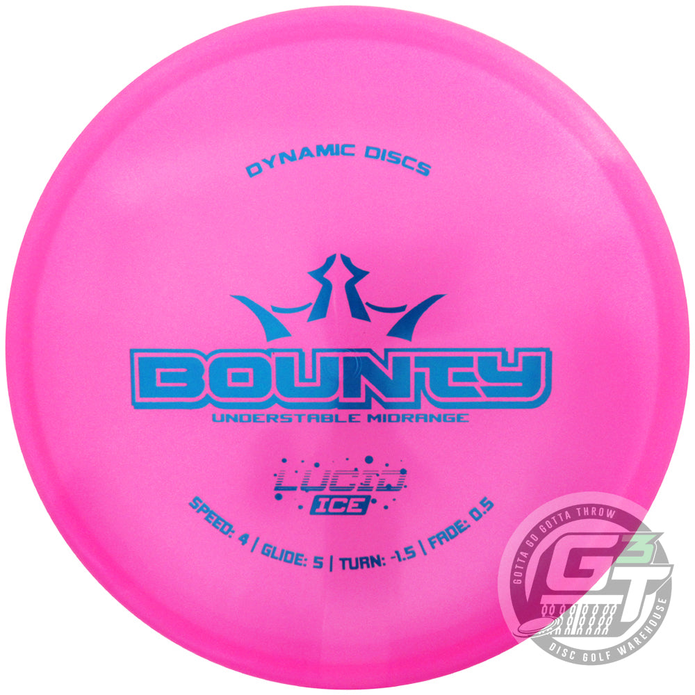 Dynamic Discs Glimmer Lucid Ice Bounty Midrange Golf Disc– Gotta Go ...