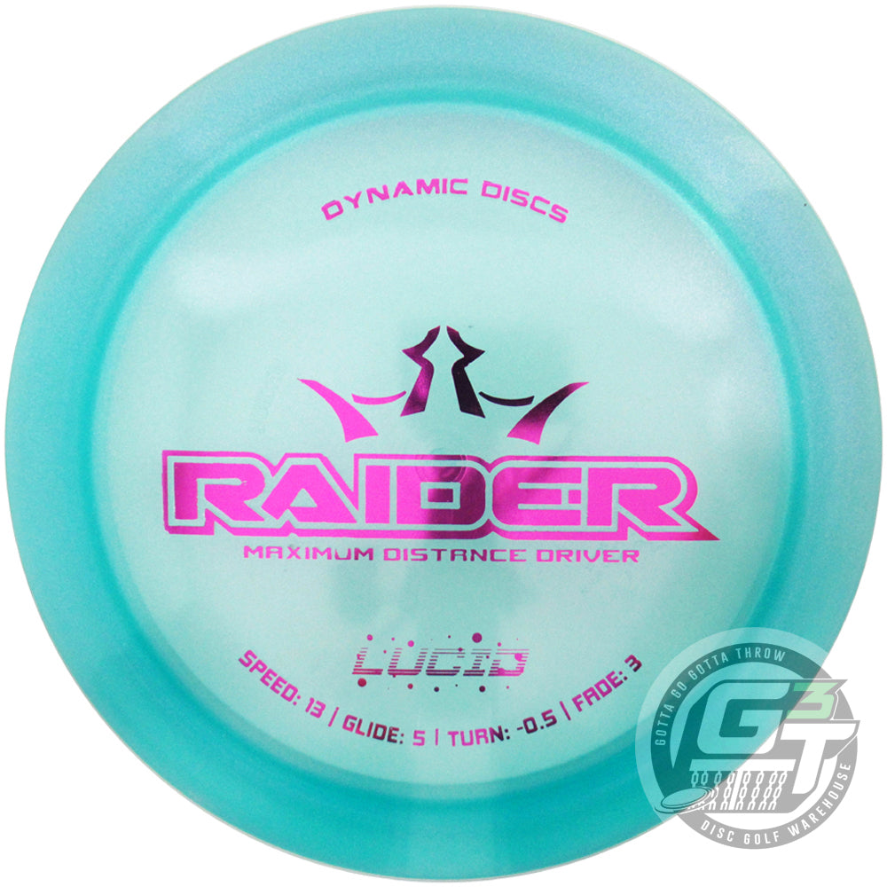 Dynamic Discs Glimmer Lucid Ice Raider Distance Driver Golf Disc ...