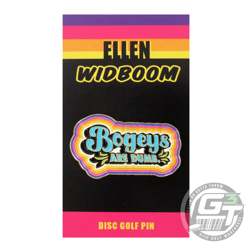 Disc Golf Pins Ellen Widboom Bogeys Are Dumb Enamel Disc Golf Pin ...