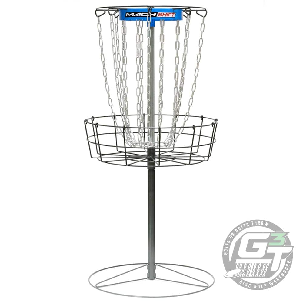 DGA Mach Shift 3-in-1 16-Chain Portable Disc Golf Practice Basket ...