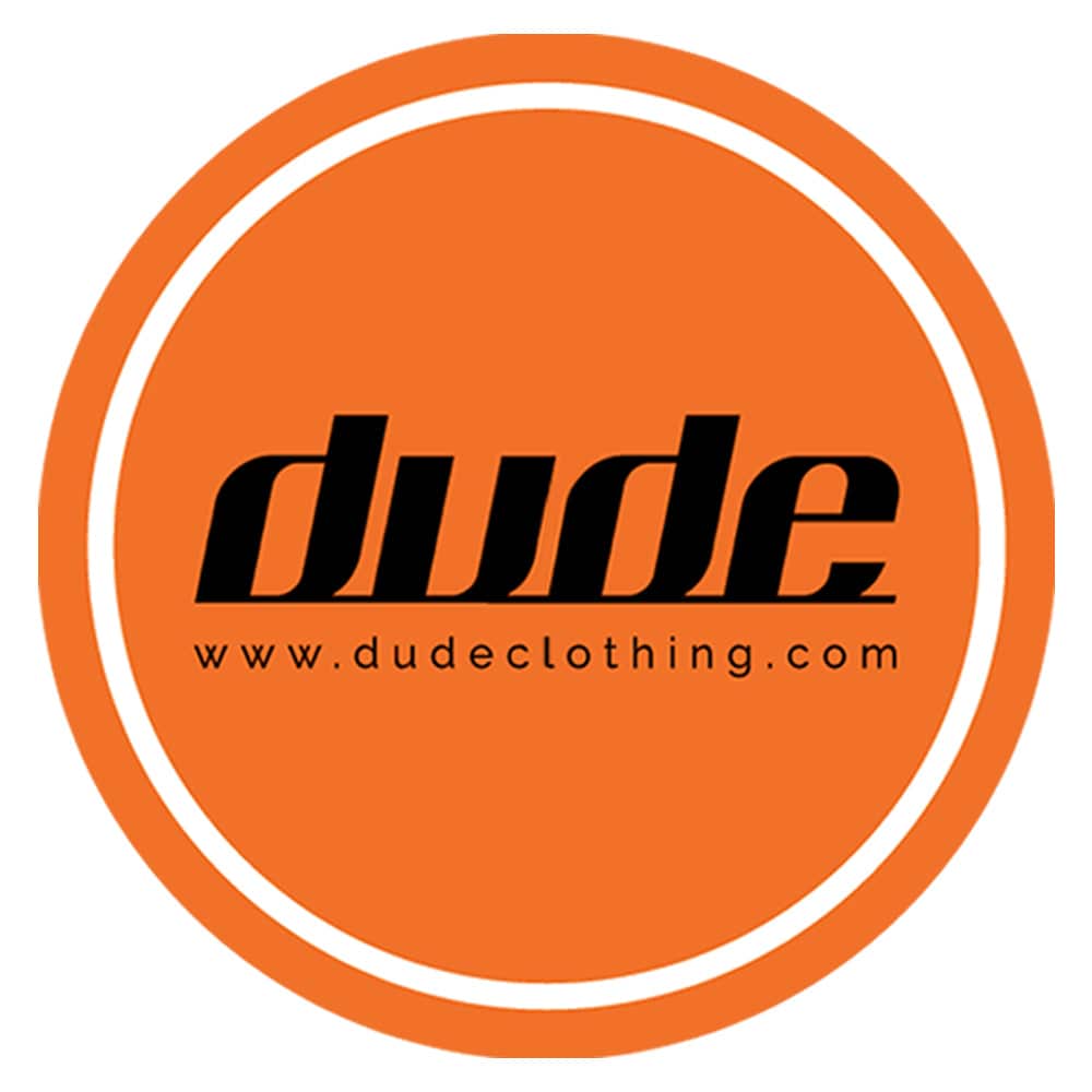 DUDE Round Logo Sticker– Gotta Go Gotta Throw