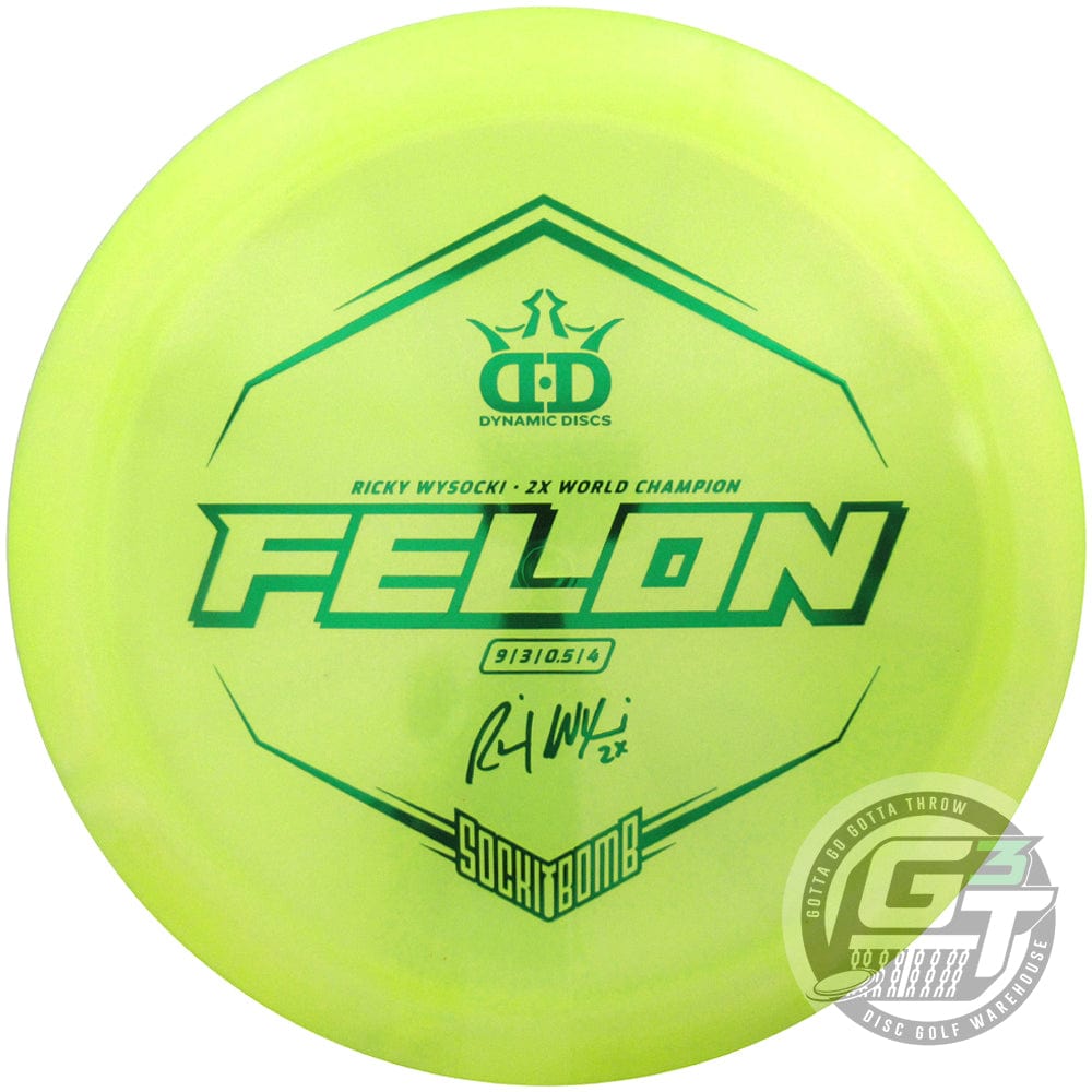 Dynamic Discs Limited Edition Ricky Wysocki Sockibomb Glimmer Lucid Ice ...