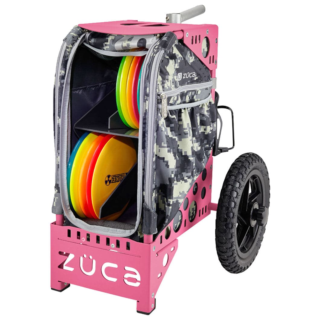ZUCA Disc Golf Cart – Pink– Gotta Go Gotta Throw